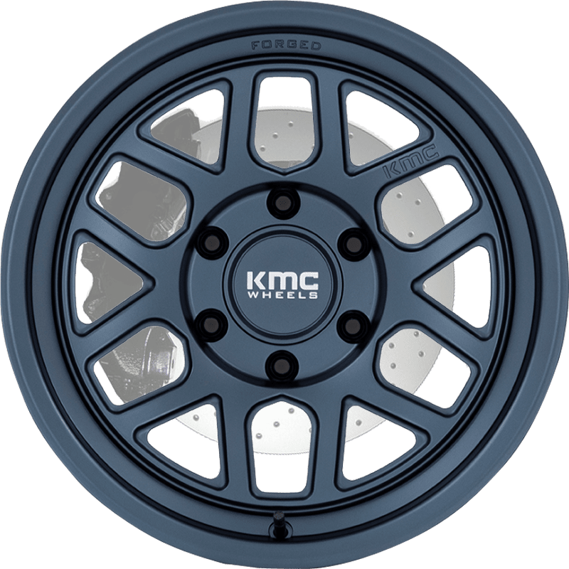 KMC KM446 MESA FORGED MONOBLOCK METALLIC BLUE - City Discount Tyres
