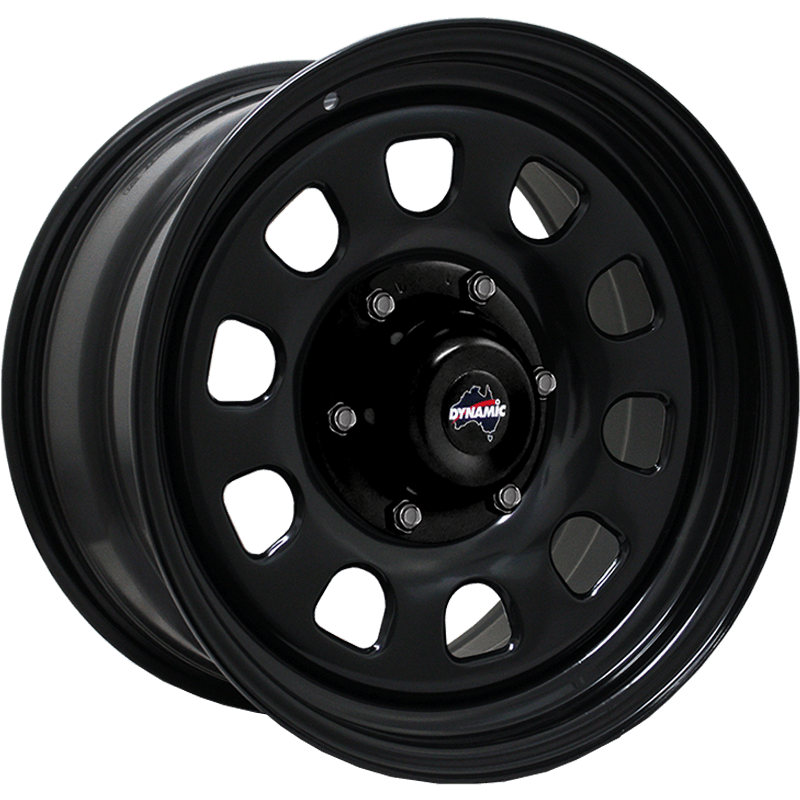 Dynamic Steel D Hole Satin Black Powder Coated Wheel Range | Modkingz ...