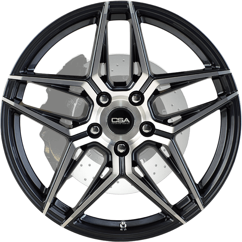 CSA Monza GT Dark Graphite Machined Face - City Discount Tyres